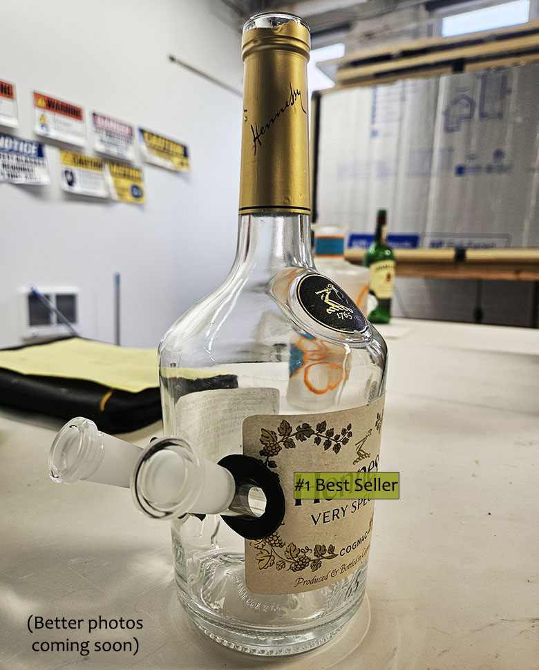 Henny Double Barrel Bong Pack - Handcrafted | Bonji Glass